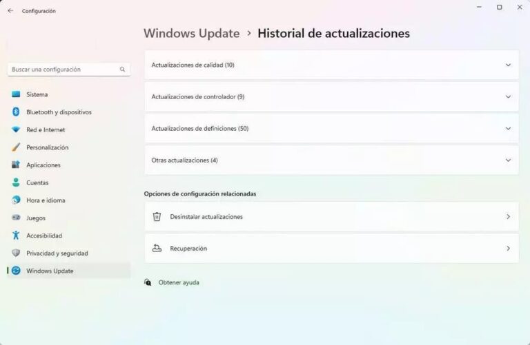 ¿Cómo podemos ver la última actualización que se ha instalado en ...
